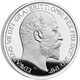 König Edward VII. 5 Ounce Silver Proof Coin SMH